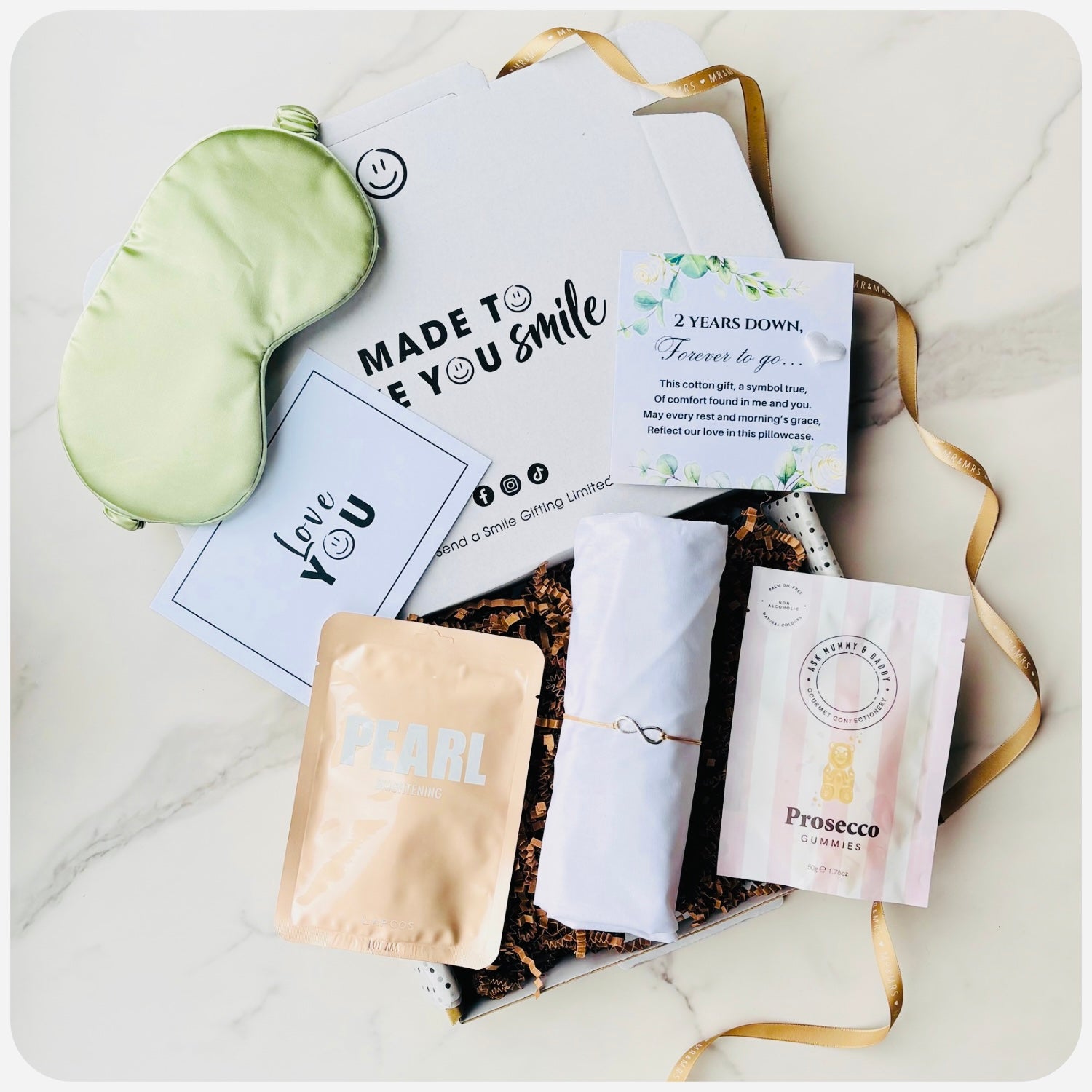 2nd Anniversary Gift Box For Her – Cotton Theme | SEND A SMILE